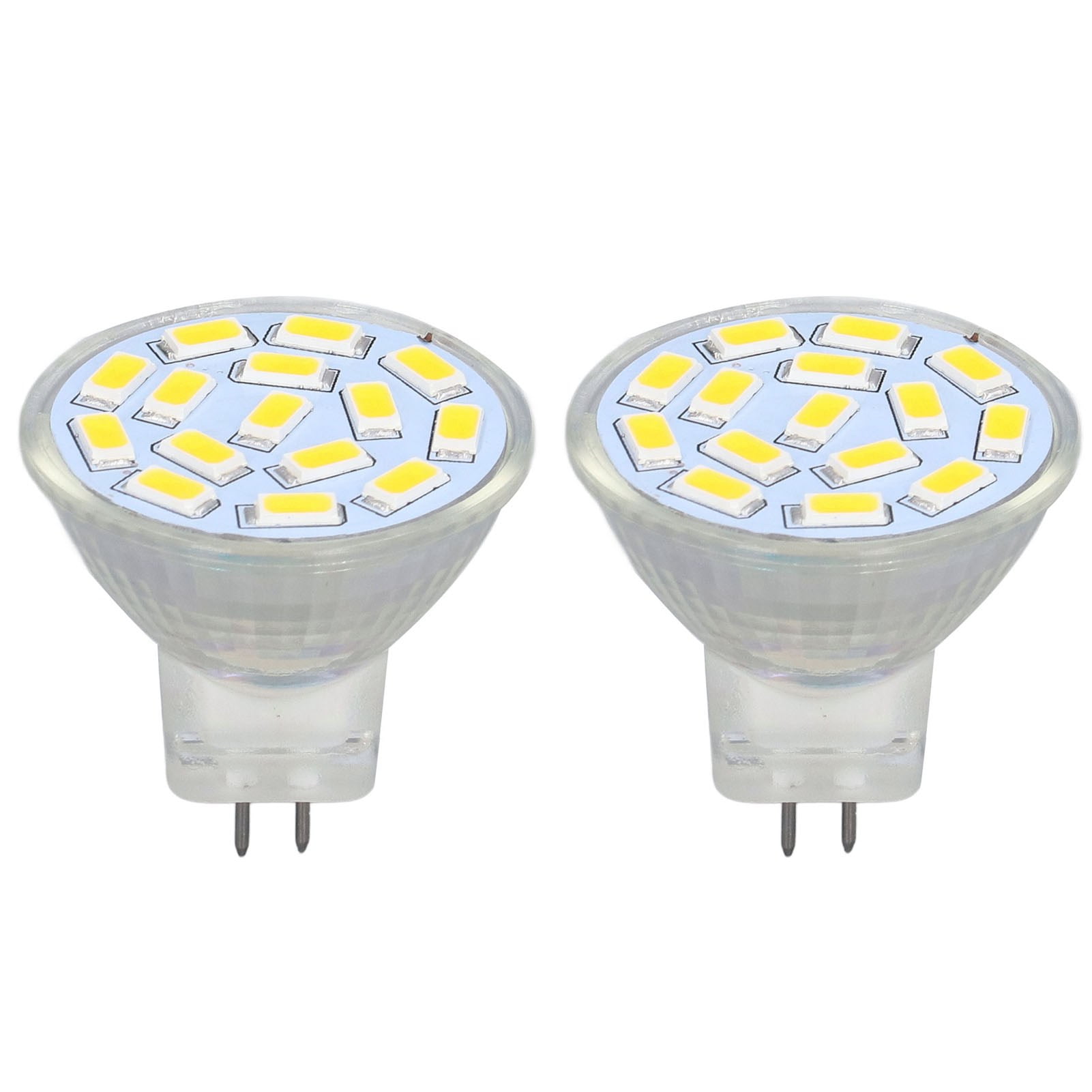 12V 3W, Ceramic Base, Warm 3000K Light for Bedroom & Living Room, Eye-Caring UV-Free LED MR11 ...
