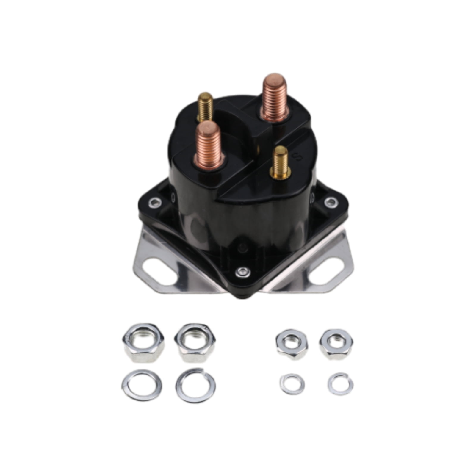 12V 4-Terminal Starter Solenoid Relay RE234727 3740059 for John Deere ...