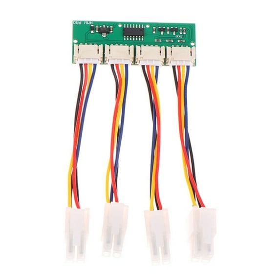 12V 4 in 1 Fast Speed Fan Simulators Emulators PC Fan Speed Controller ...