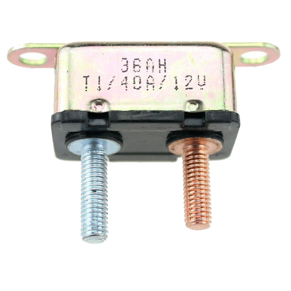 12V 40A Auto Automatic Fuse Reset Circuit Breaker Copper Stud Bolt ...