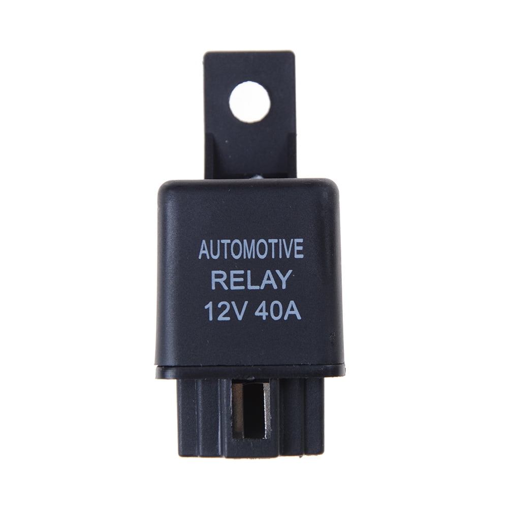 12V 40A Car Automotive Relay 4 Pins SPST Alarm Relay with relay socket ...