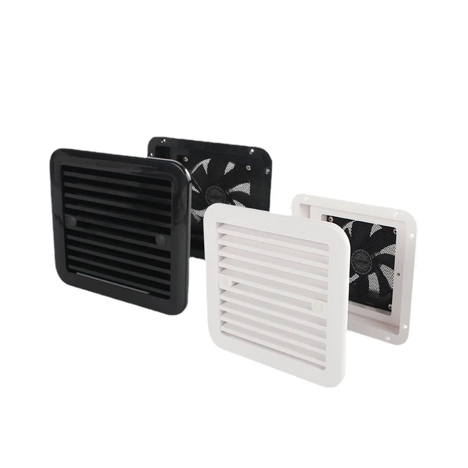 12V 4W Fridge Vent With Fan For RV Trailer Caravan Side Air Strong Wind ...