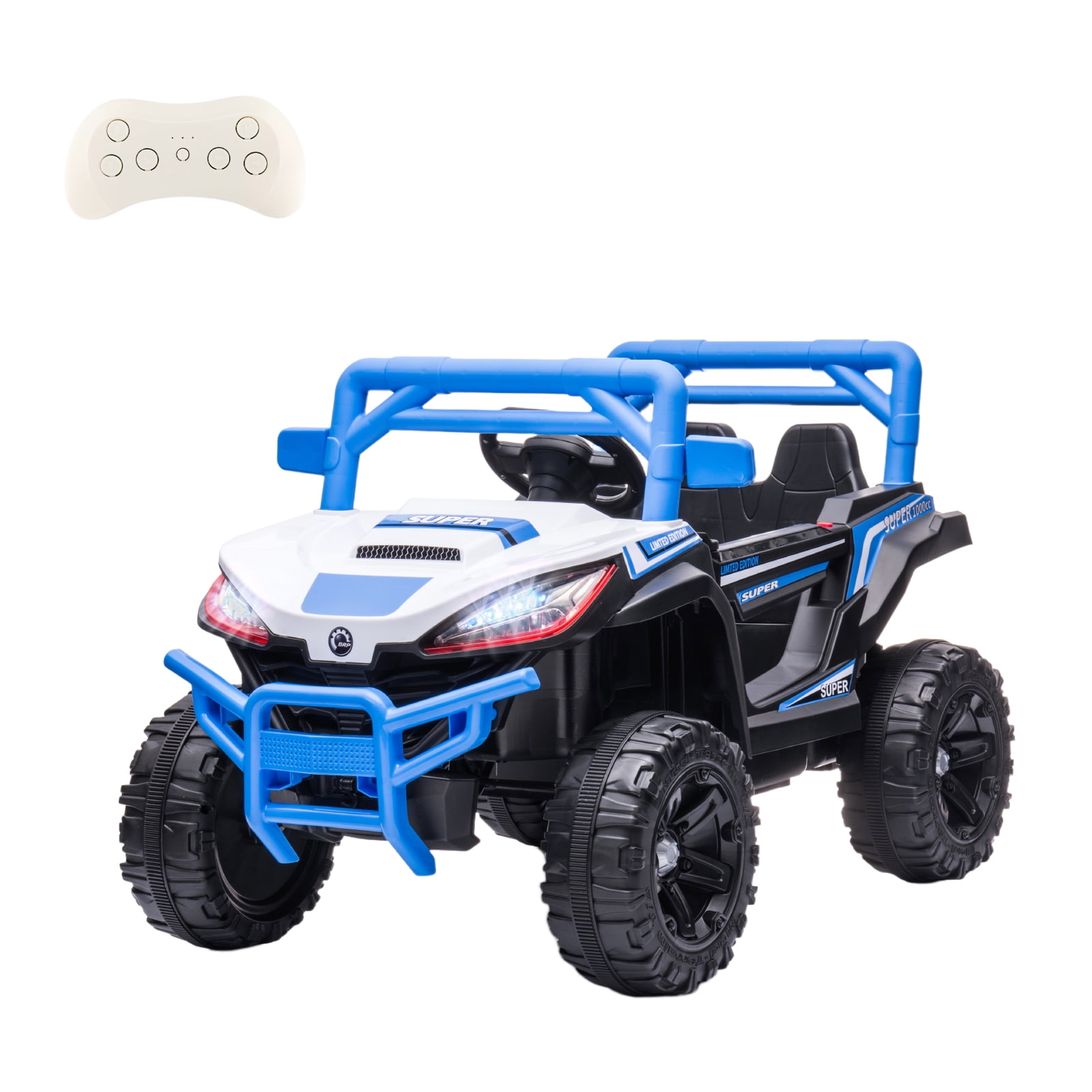 12V 4WD Kids UTV car，Electric Off-Road UTV for Kids ，Swing Mode, 4 ...