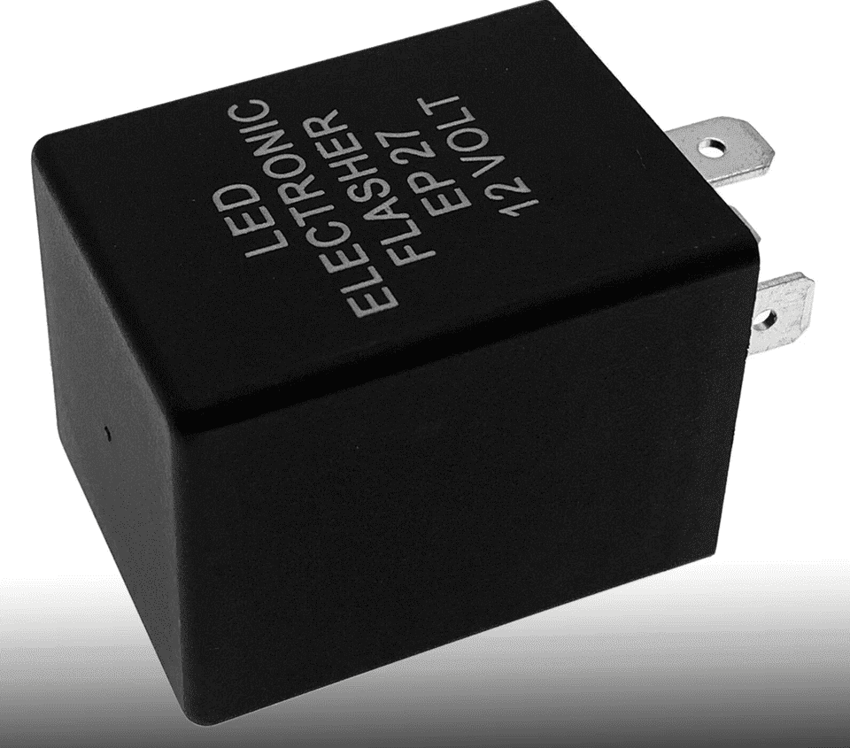 12V 5-Pin LED Flasher Relay Fits for EP27 FL27 LED Turn Signal Lamps ...