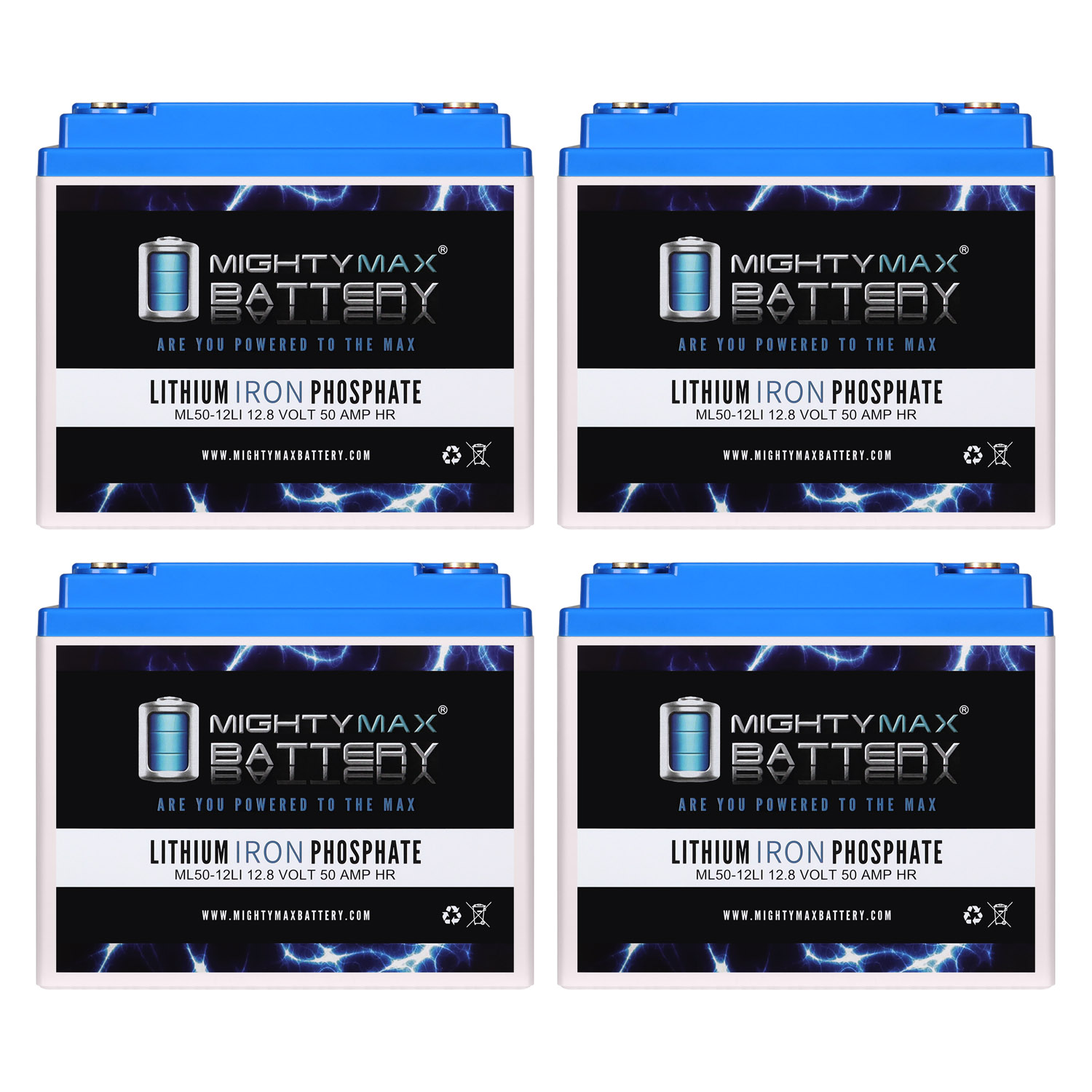 12V, 50Ah, Lithium, Replacement Battery Compatible with Kung Long WP50 ...