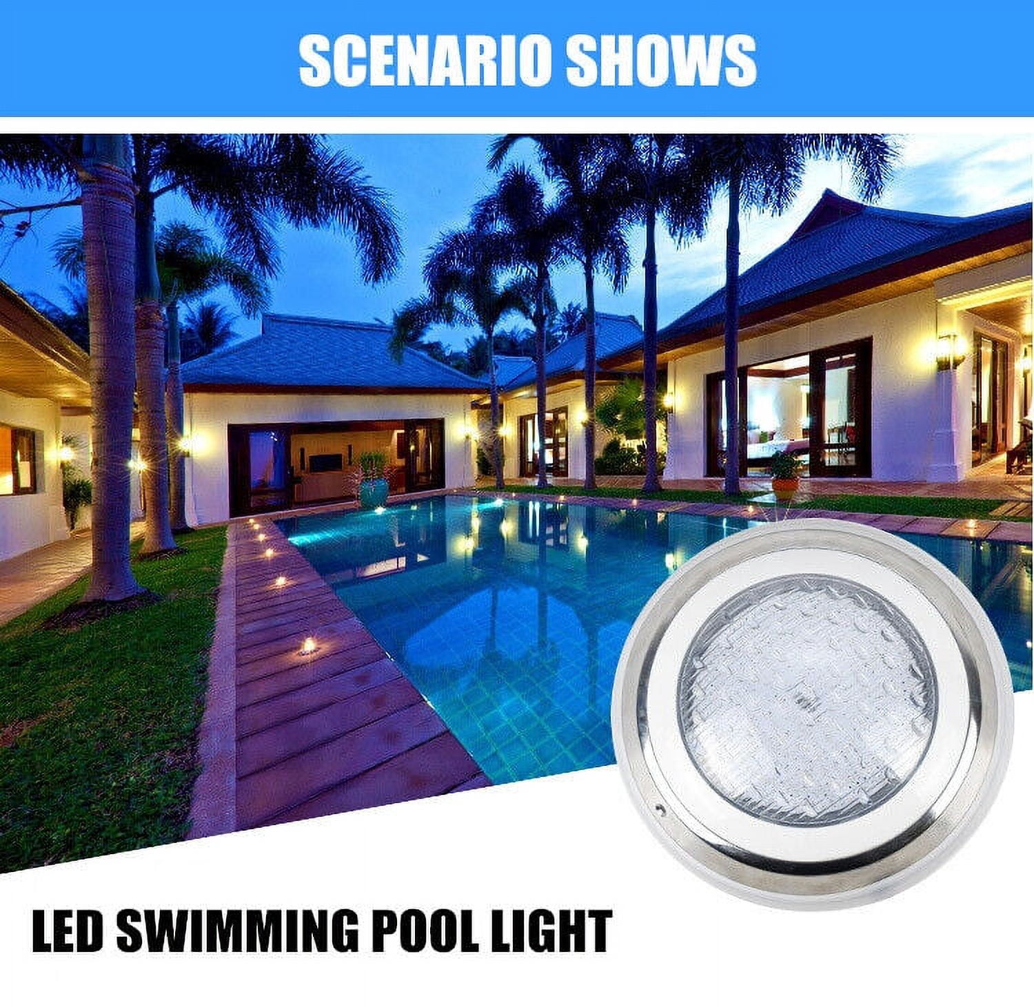 12V 54W Swimming Pool Light Underwater Lamp Spa Waterproof IP68 RGB LED ...
