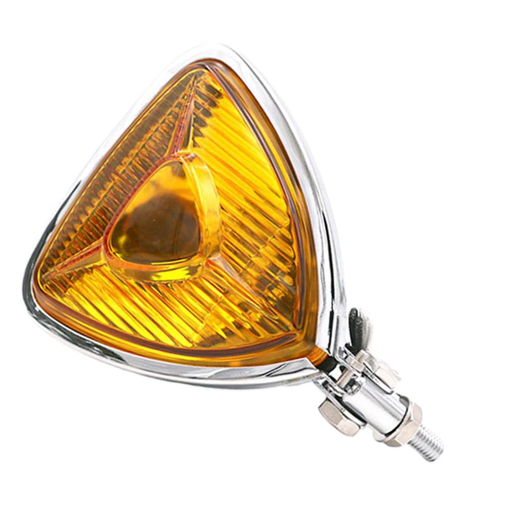 12V 55W Motorcycle Triangle Light Headlight Retro Style for Chopper ...