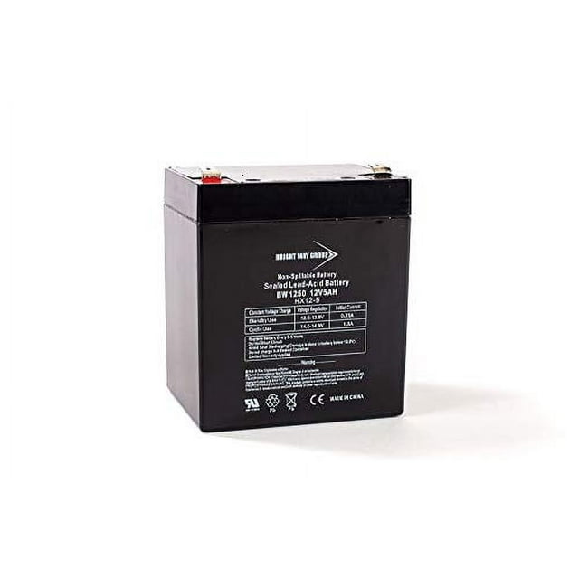 12V 5Ah Home Alarm Battery with F1 Terminals Compatible with ...