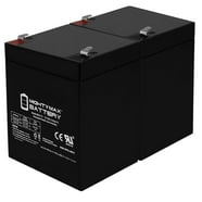 ML5-12 - 12V 5AH UPS Battery Replaces Vision CP1250, CP 1250 - 3 Pack ...