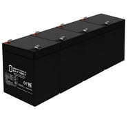 ML5-12 - 12V 5AH UPS Battery Replaces Vision CP1250, CP 1250 - 3 Pack ...