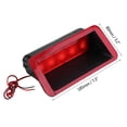 12V 5LED Red Car SUV Rear Tail Third High Mount Brake Stop Light Lamp ...