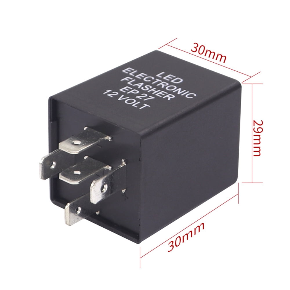 12V 5Pin EP27 LED Flasher Relay Fix Turn Signal Hyper Flash Issue For ...