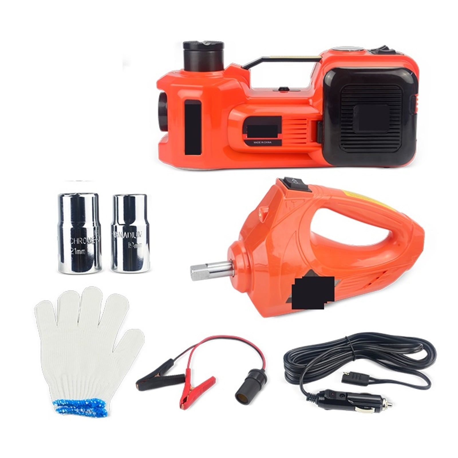 12V 5Ton Car Electric Tire Lifting Car Jacks Hydraulic Air Infatable ...