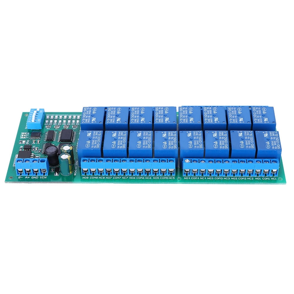 12V 6‑Channel RS485 Relay PLC Electrical Expansion Module for RTU Protocol Remote Control,Relay ...