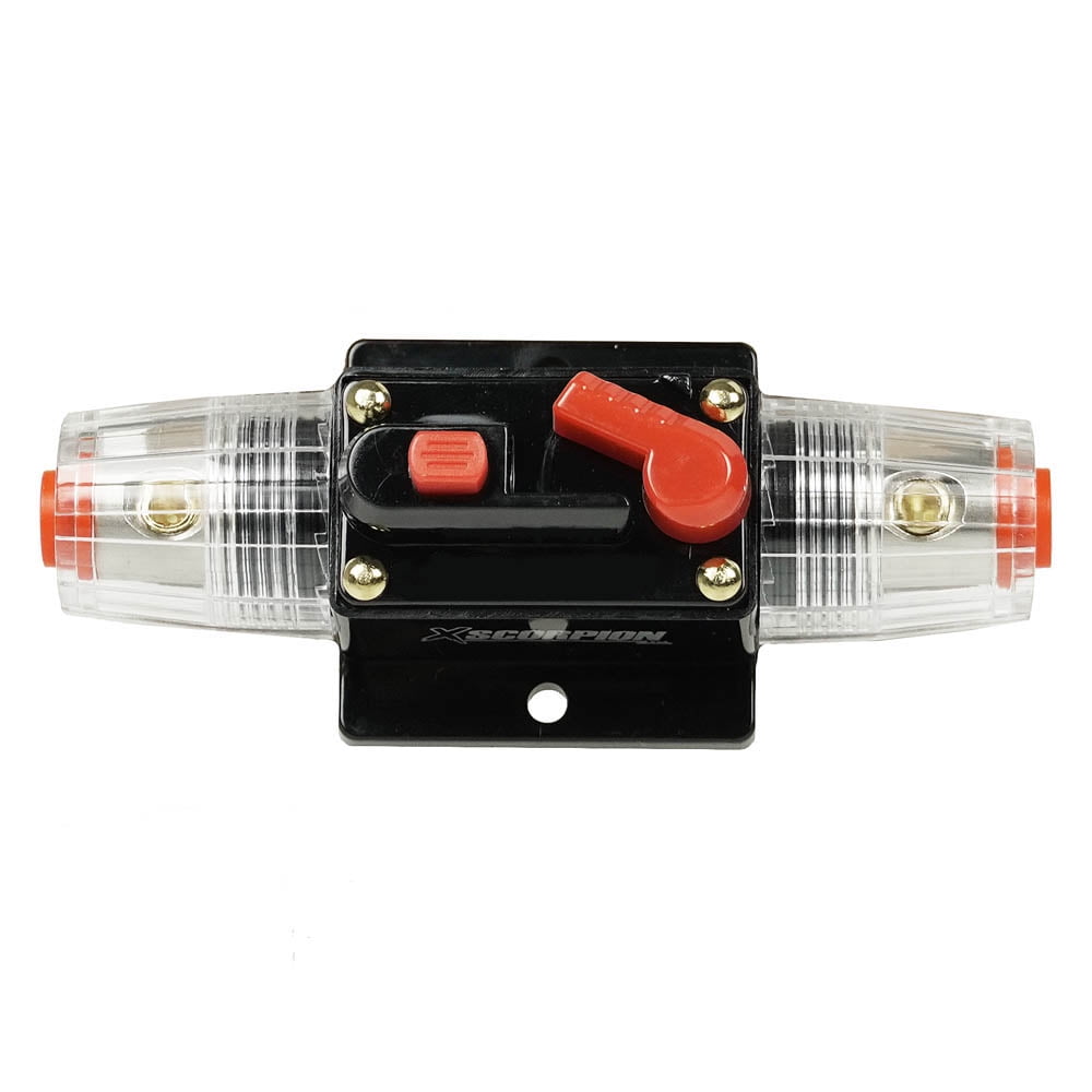 12V 60 Amp In-Line Circuit Breaker 4 8 Gauge Water Resistant Manual ...