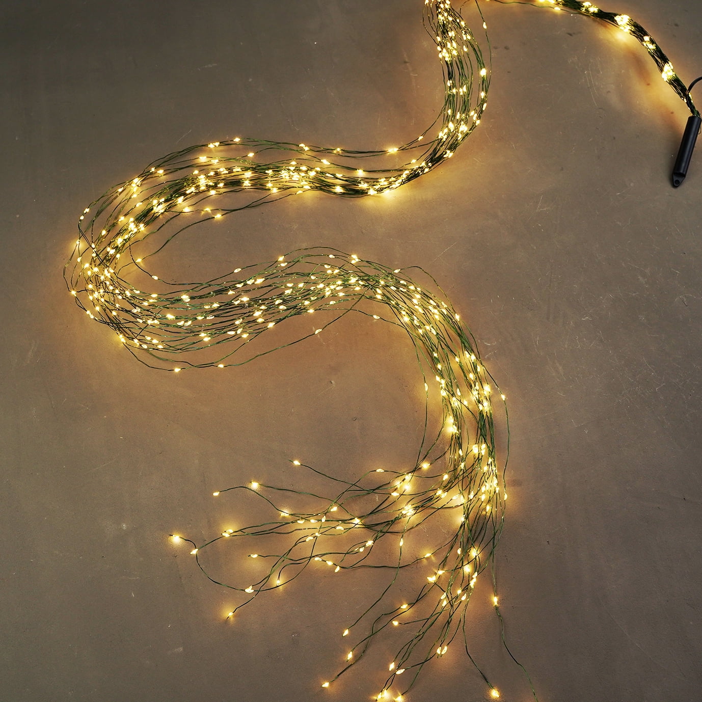 12V 600LED Christmas Fairy Lights String Tree Branch Garland Lighting ...