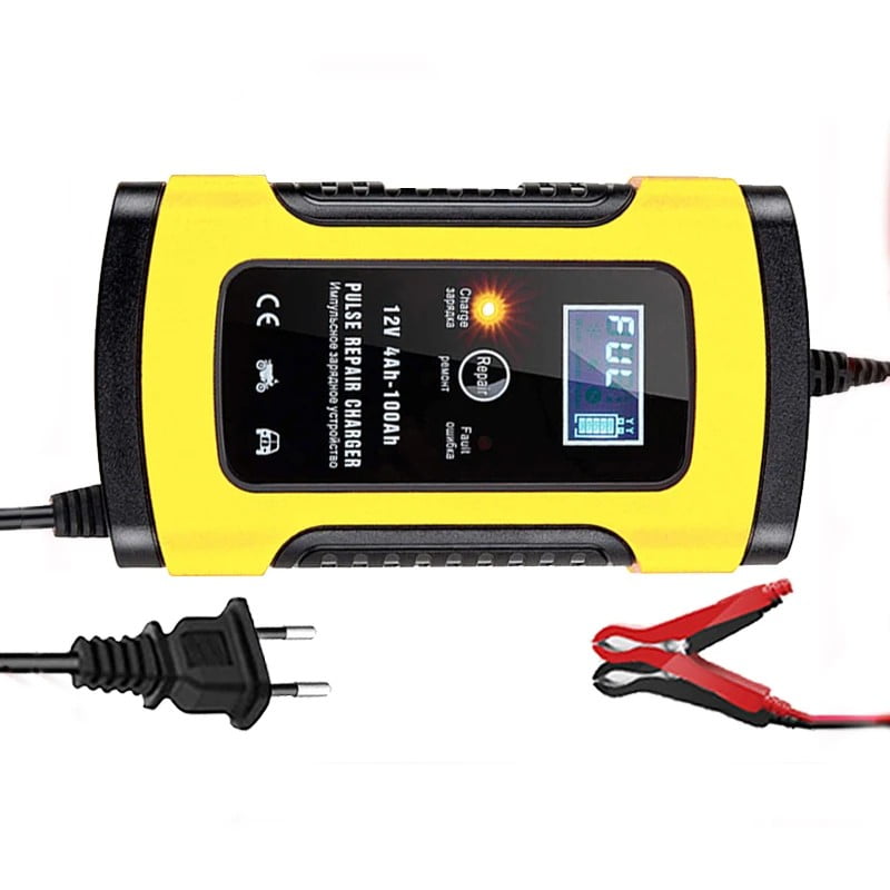 12V 6A Full Automatic Car Battery Charger Power Pulse Repair Chargers ...
