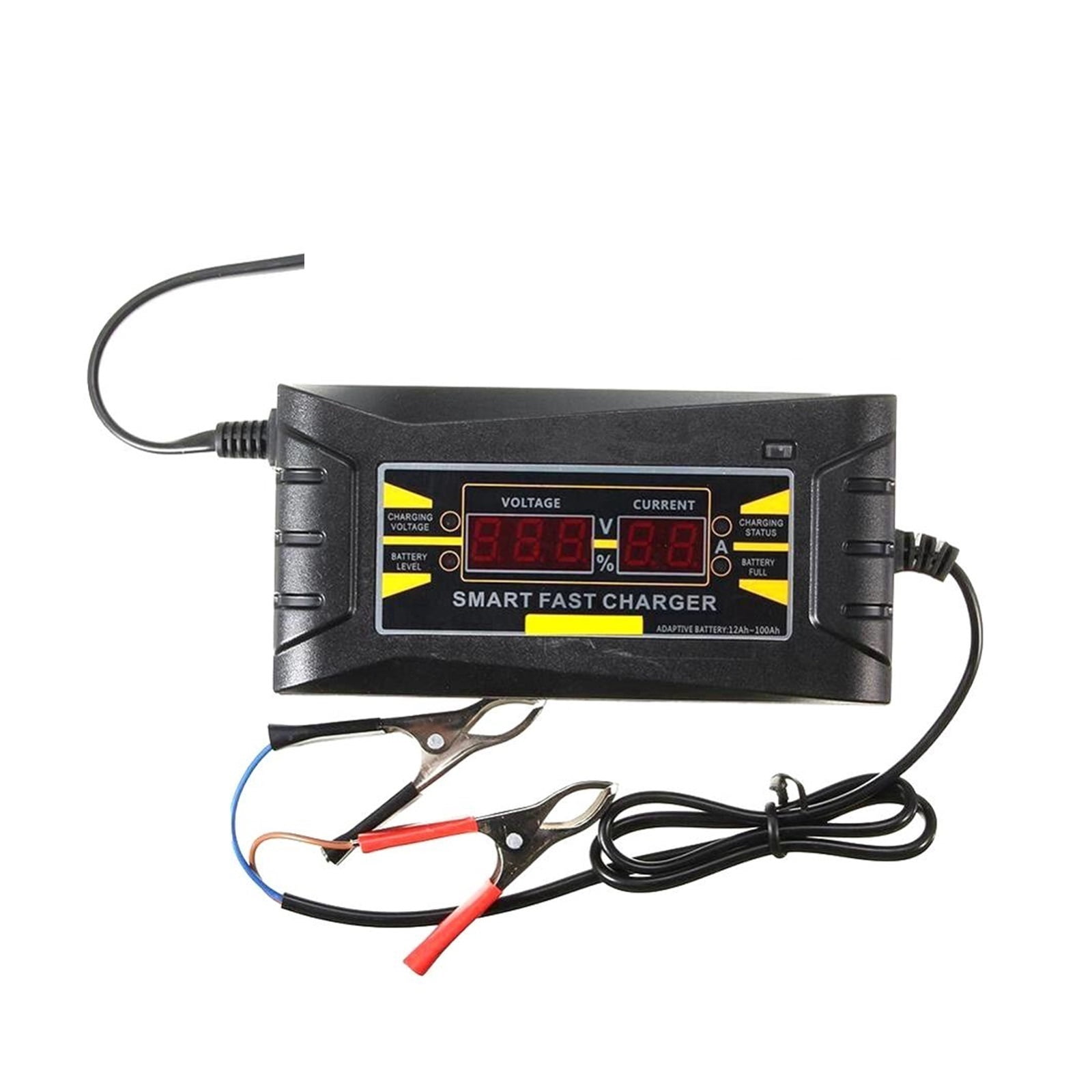 12V 6A Smart Lead Acid Battery Charger Fast Power Charging For 12V Car ...