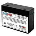12V 6Ah Sealed Lead Acid Replacement Battery with Recessed Terminals ...