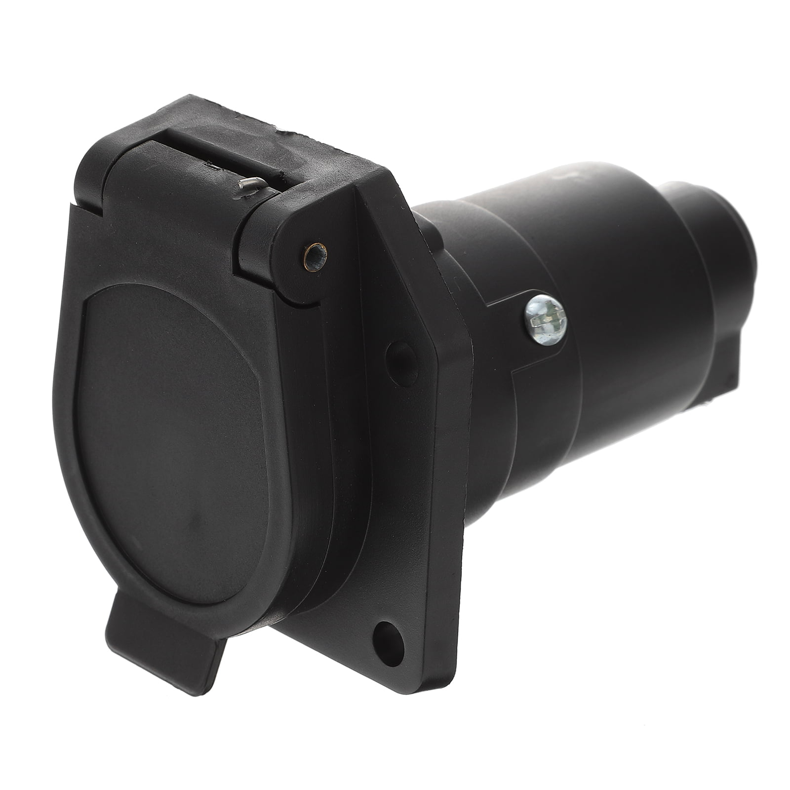 12V 7 Pin Round Trailer Plug 7 Way Socket Adapter Wiring Connector for ...