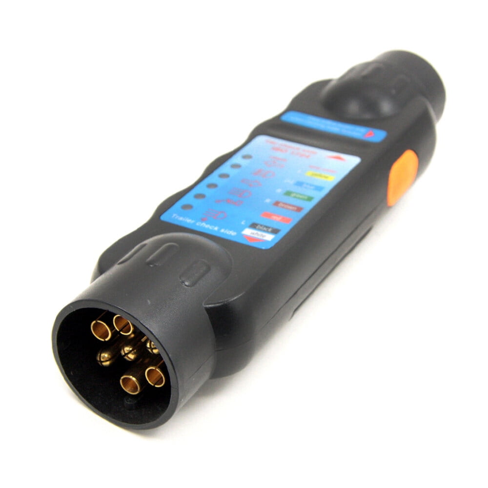 12V 7 Pins Car Truck Trailer Plug Socket Tester Wiring Circuit Light ...
