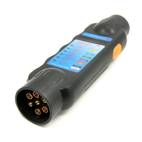 12V 7 Pins Car Truck Trailer Plug Socket Tester Wiring Circuit Light ...