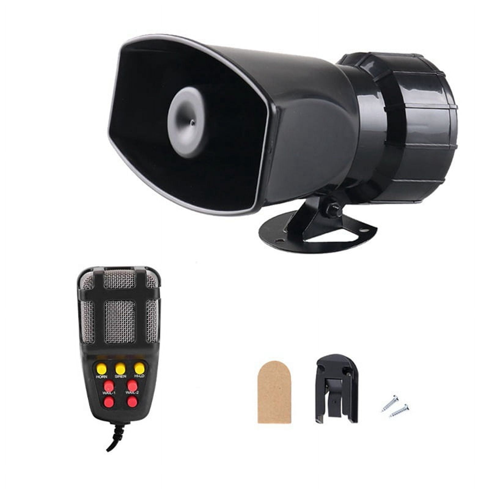 12V 7 Sounds 120DB Wireless Electronic Siren Loud Car Warning Alarm ...