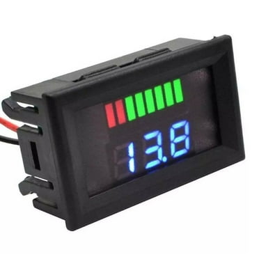 Mini Digital Voltmeter Ammeter DC 100V 10A Car LED Display Panel Amp ...
