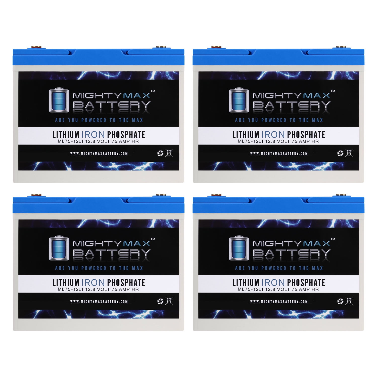 Mighty Max Battery ML75 LI 12V 75AH Lithium Replacement Exide XXHD M 24 ...