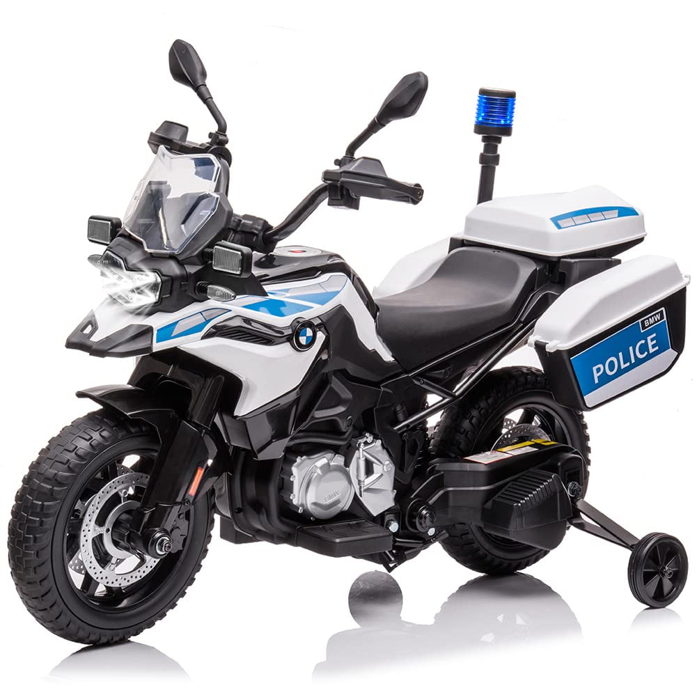 12V 7AH Kids Motorcycle, Ride On Police Motorcycle, LicensedBM-WKids ...