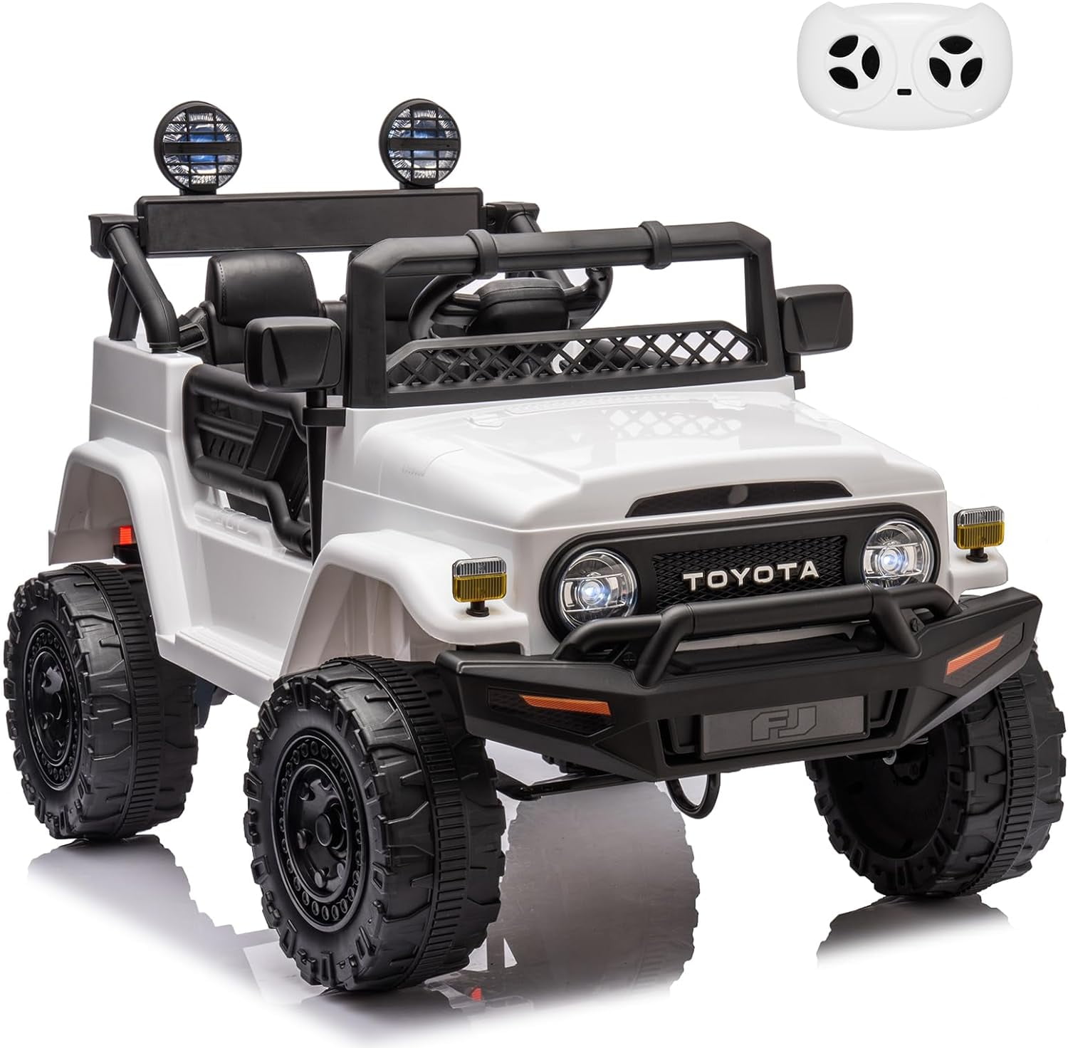 12V 7AH Licensed Toyota Ride on Car with Remote Control, Battery ...