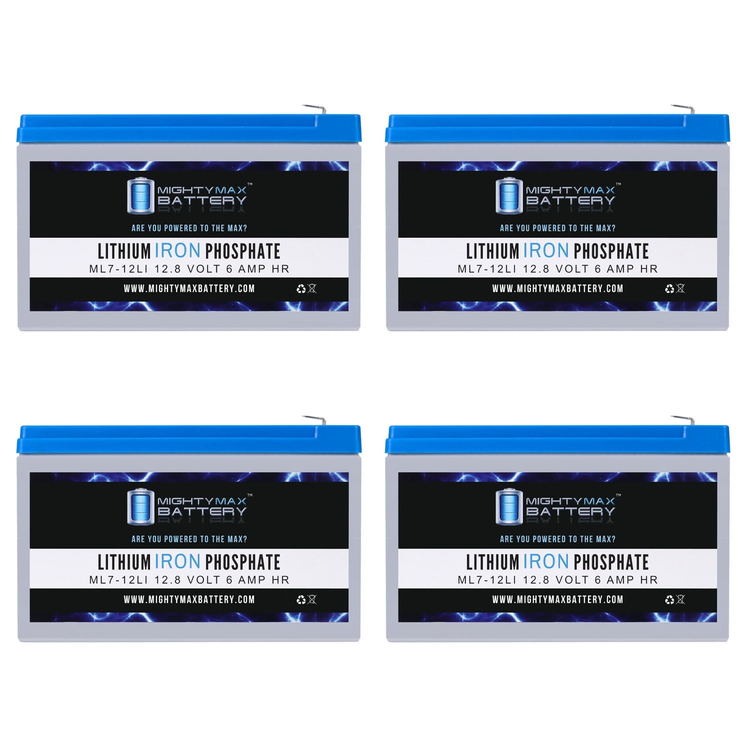 12V 7AH Lithium Replacement Battery Compatible with Altronix BT126 - 4 ...