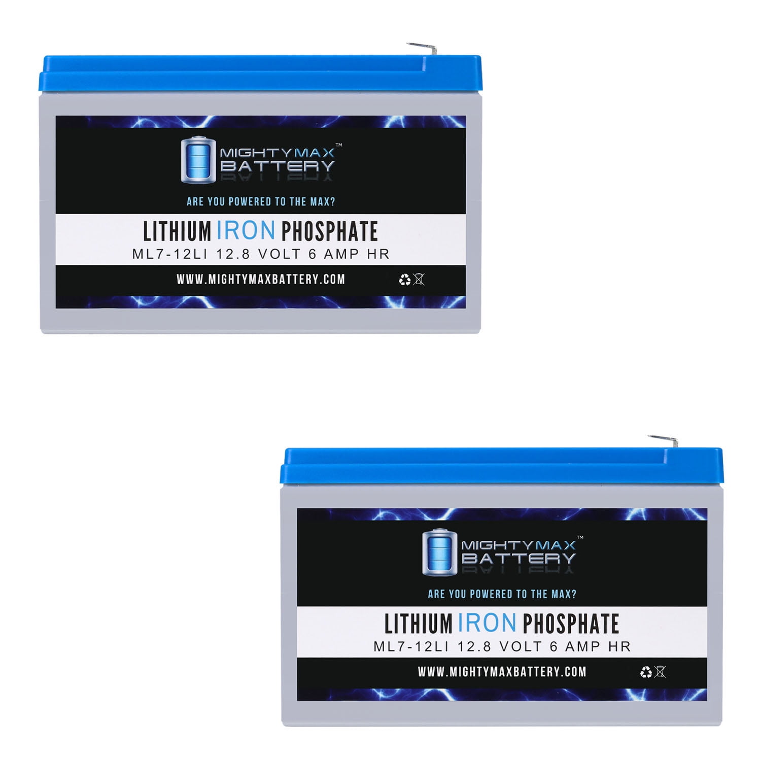 12V 7AH Lithium Replacement Battery Compatible with Enduring CB7-12, CB ...