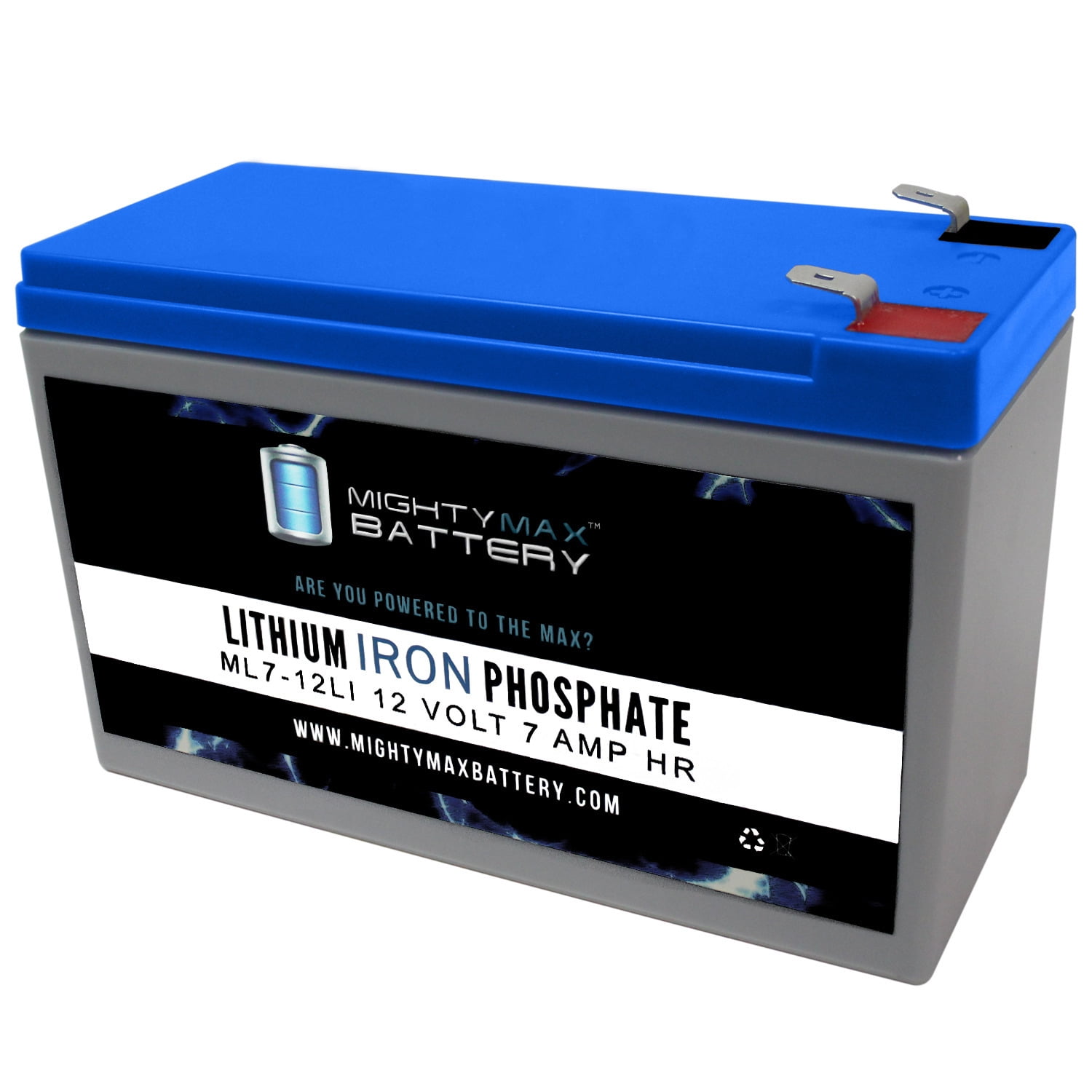 12V 7AH Lithium Replacement Battery for Lowrance Elite-3x Fishfinder ...