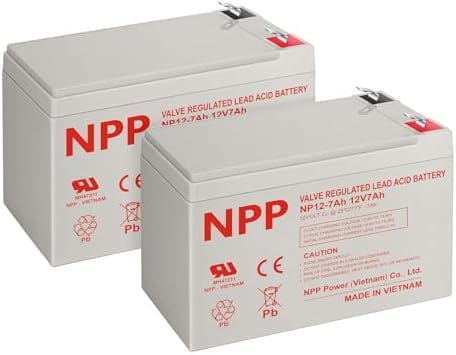 12V 7Ah Rechargeable AGM SLA Battery with F1 Terminals, for UPS ...