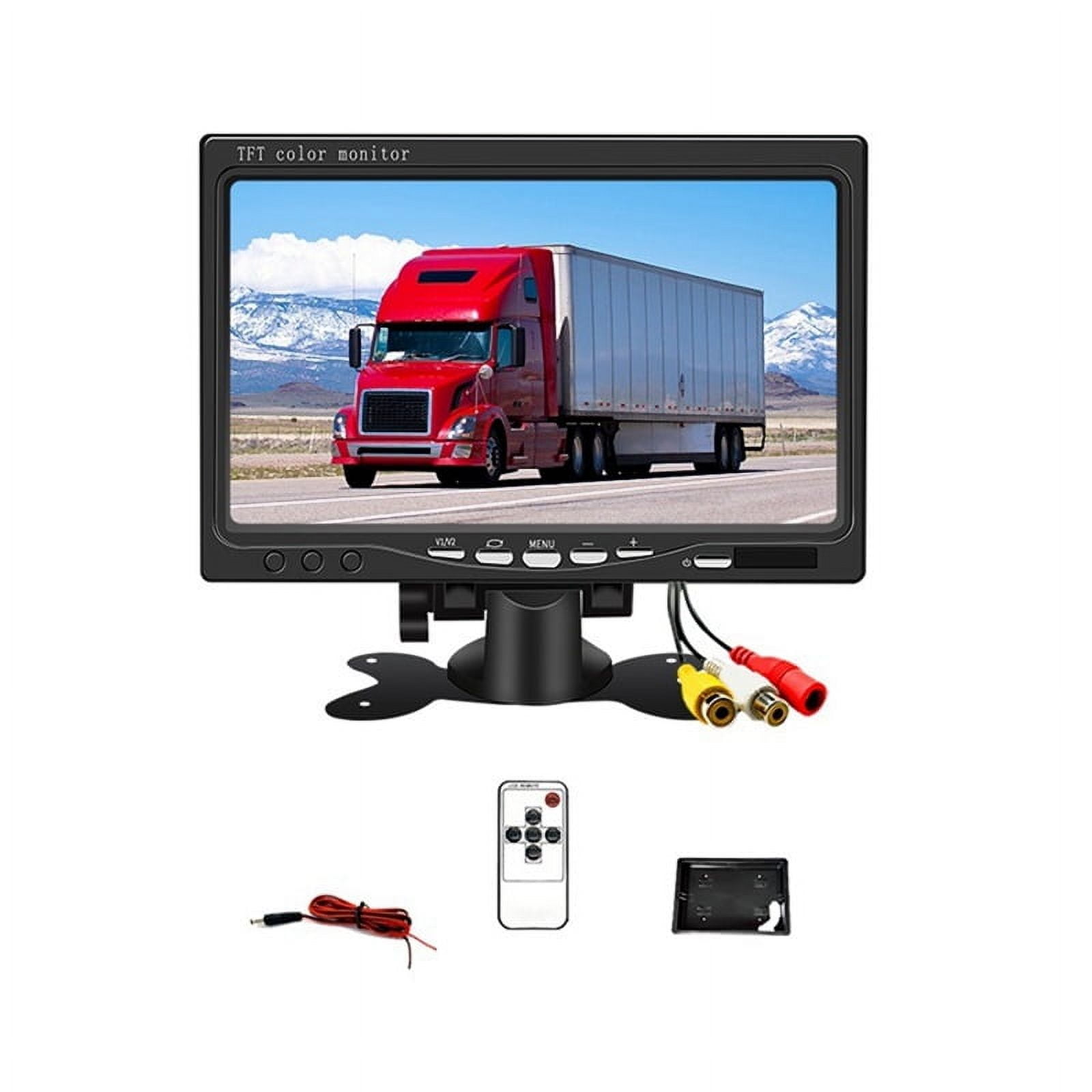 12V 7inch Car Monitor 16:9 800x480 LCD Rearview Monitor with 2 Way ...