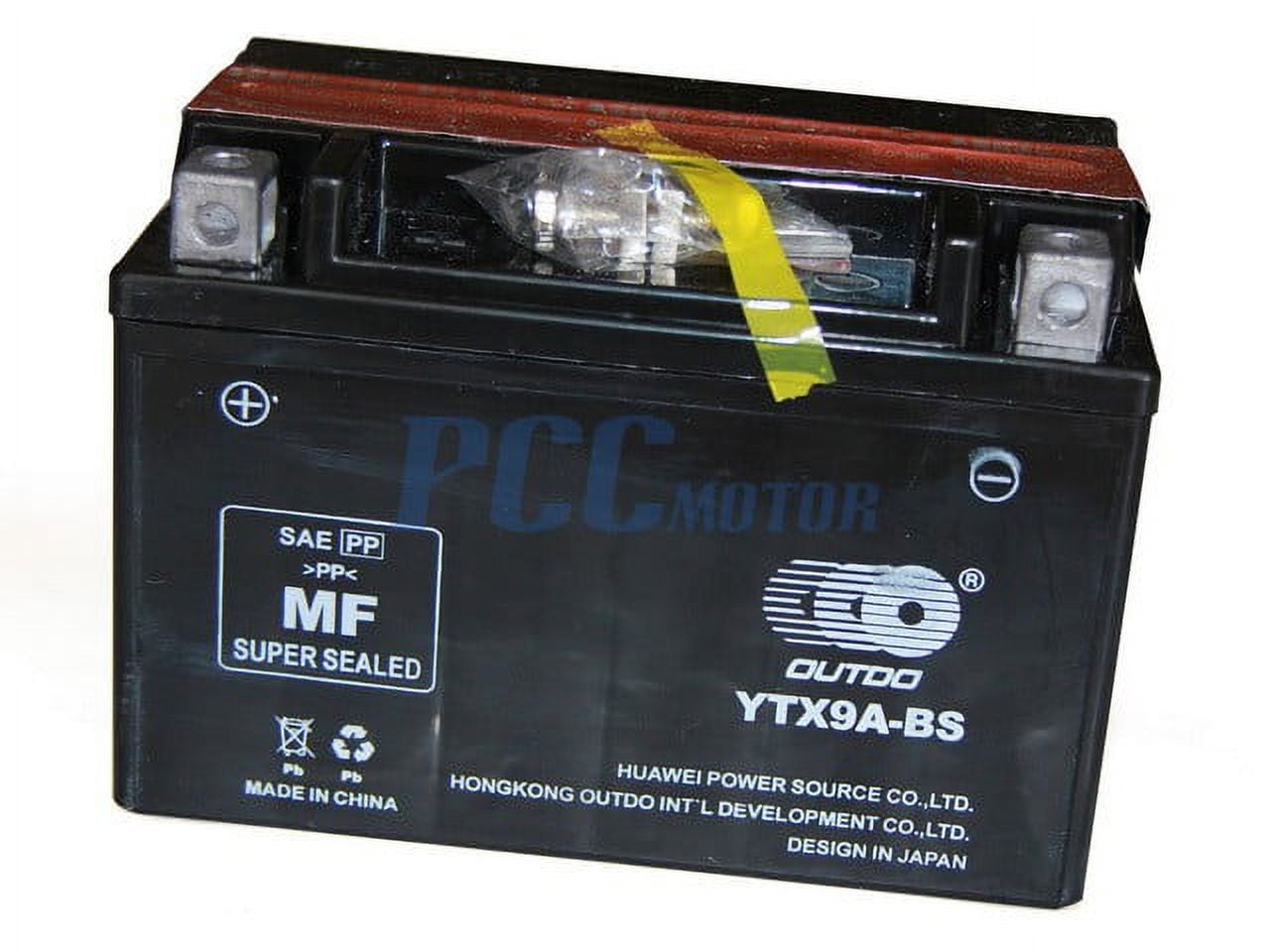 12V 8 Ah BATTERY GTX9-BS CTX9-BS YTX9-BS Battery BA06 - Walmart.com