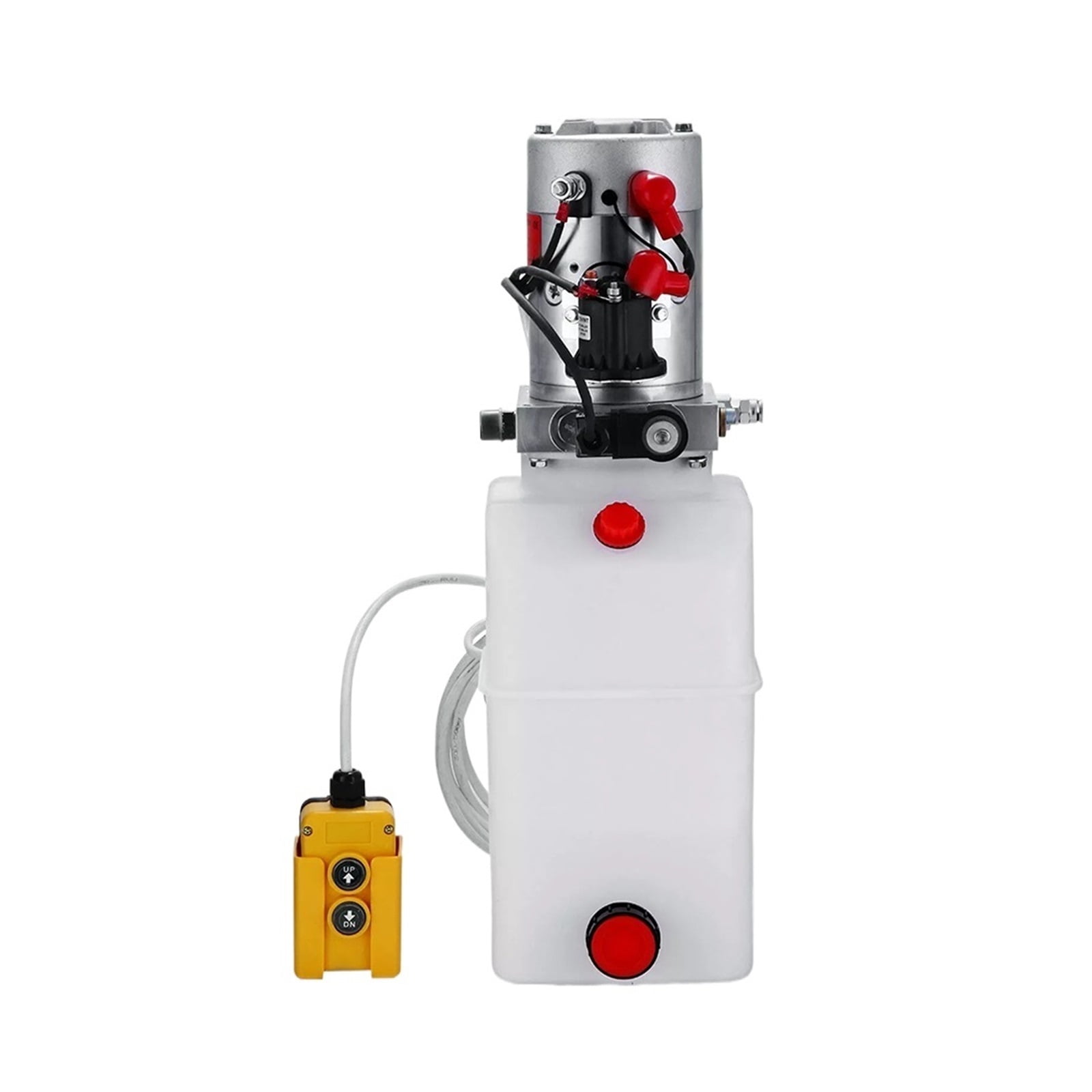 12V 8 Quart Car Lift Hydraulic Plastic Pump Power Supply Unit Single ...