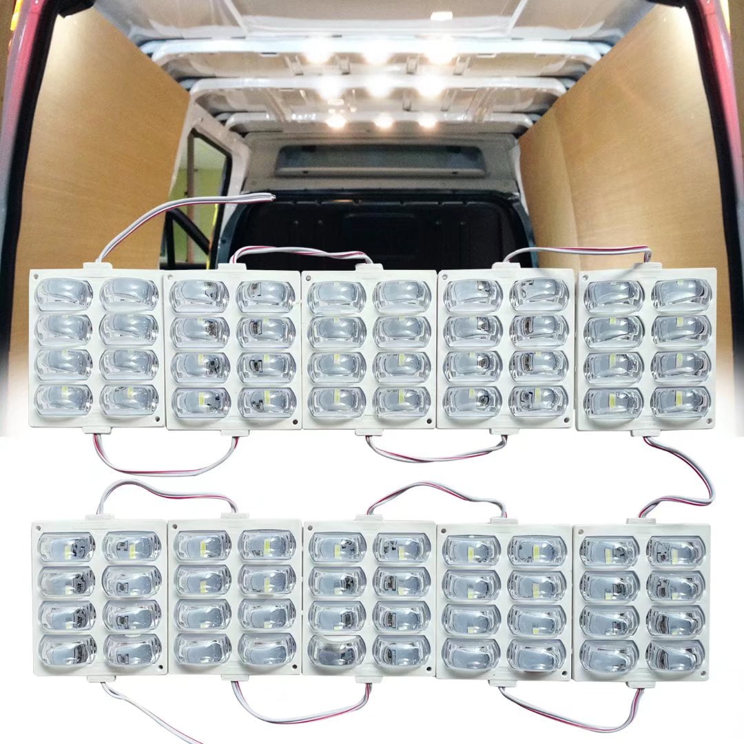 12V 80 Pods Interior Van LED Light, Ampper LED Ceiling Lights for Van ...