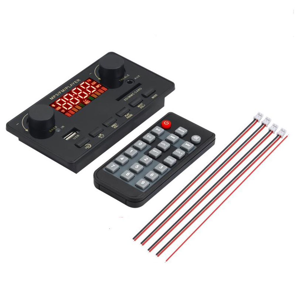 12V 80W Amplifier Bass Decoder Board 2x40W Amplifier Stereo MP3 ...