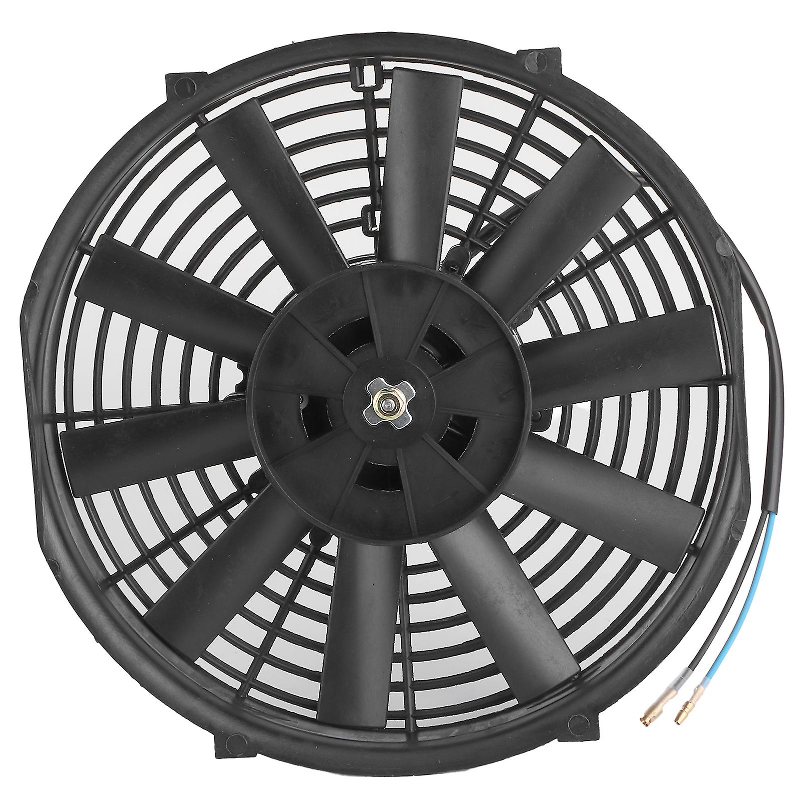 12V 80W Slim Electronic Cooling Fan - 10in, 2100RPM Air Flow Rate ...