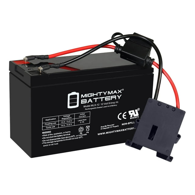 Mighty Max 12V 9AH Power Wheels Replacement Battery For Corvette ...
