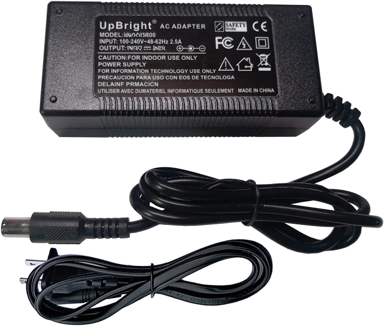 12V AC DC Adapter for J-ackery Portable Power Station Explorer 160 240 ...
