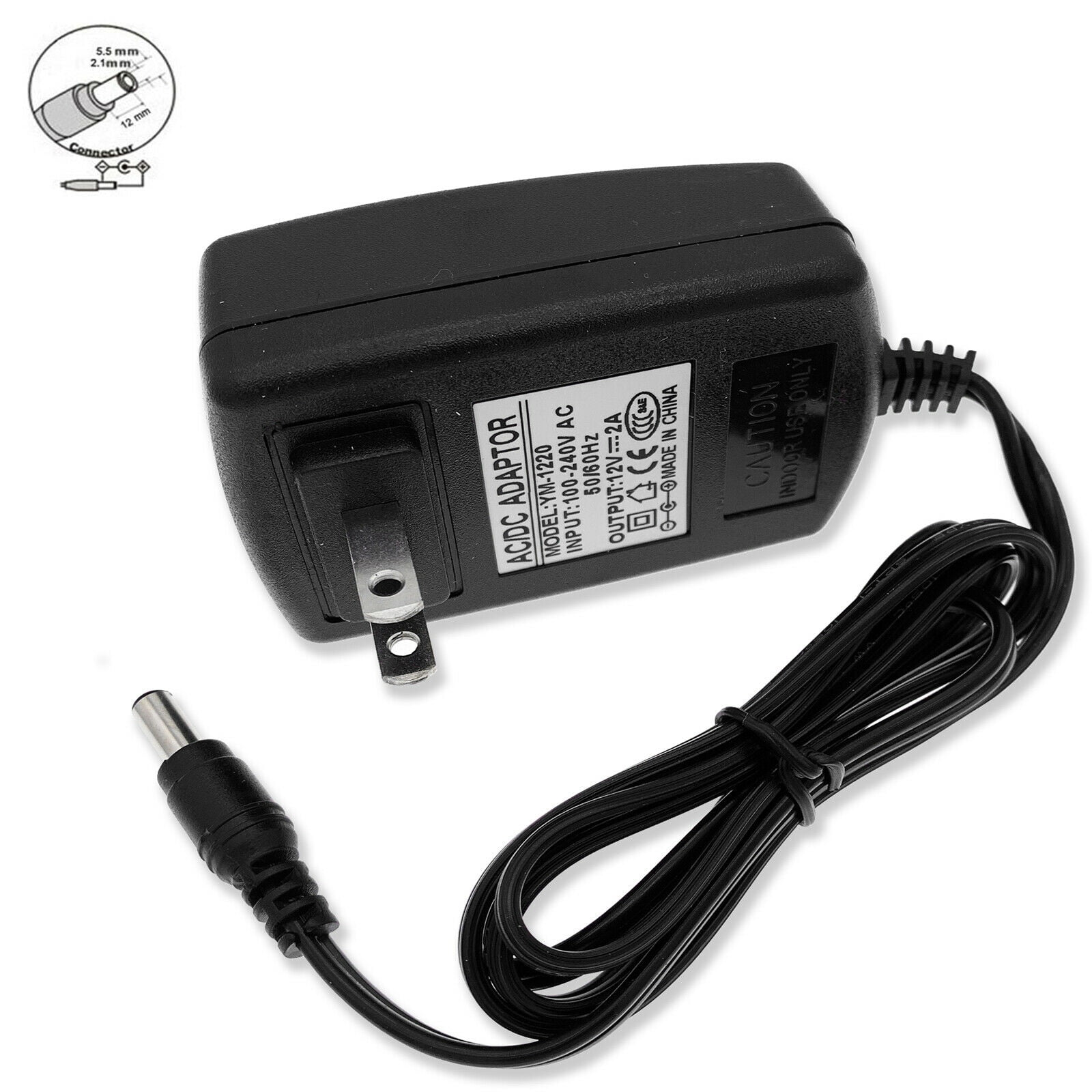 12V AC Power Adapter Charger For Yamaha PA130 PA150 PSR-E253 PSR-E263 ...