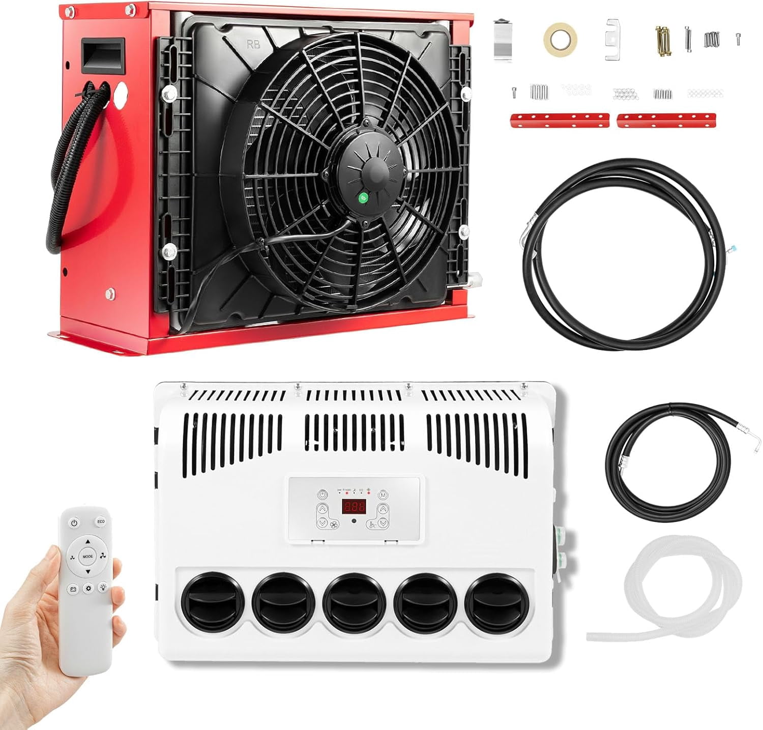 12V AC Unit RV Air Conditioner Mini Split 11000BTU Electric AC Unit 12V ...