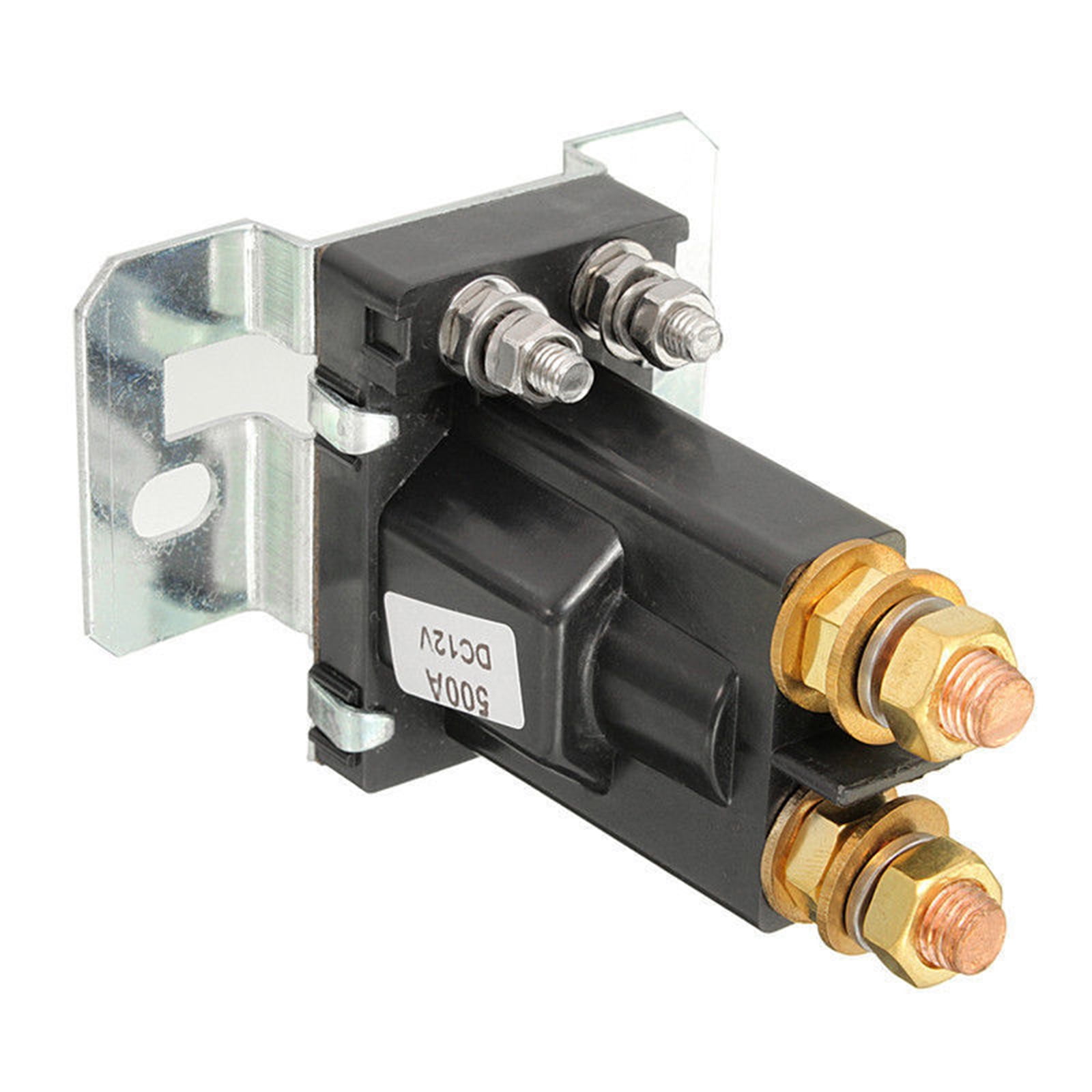 12V AMP 500A High Power Solenoid Relays 4Terminal Car Starter Power ...