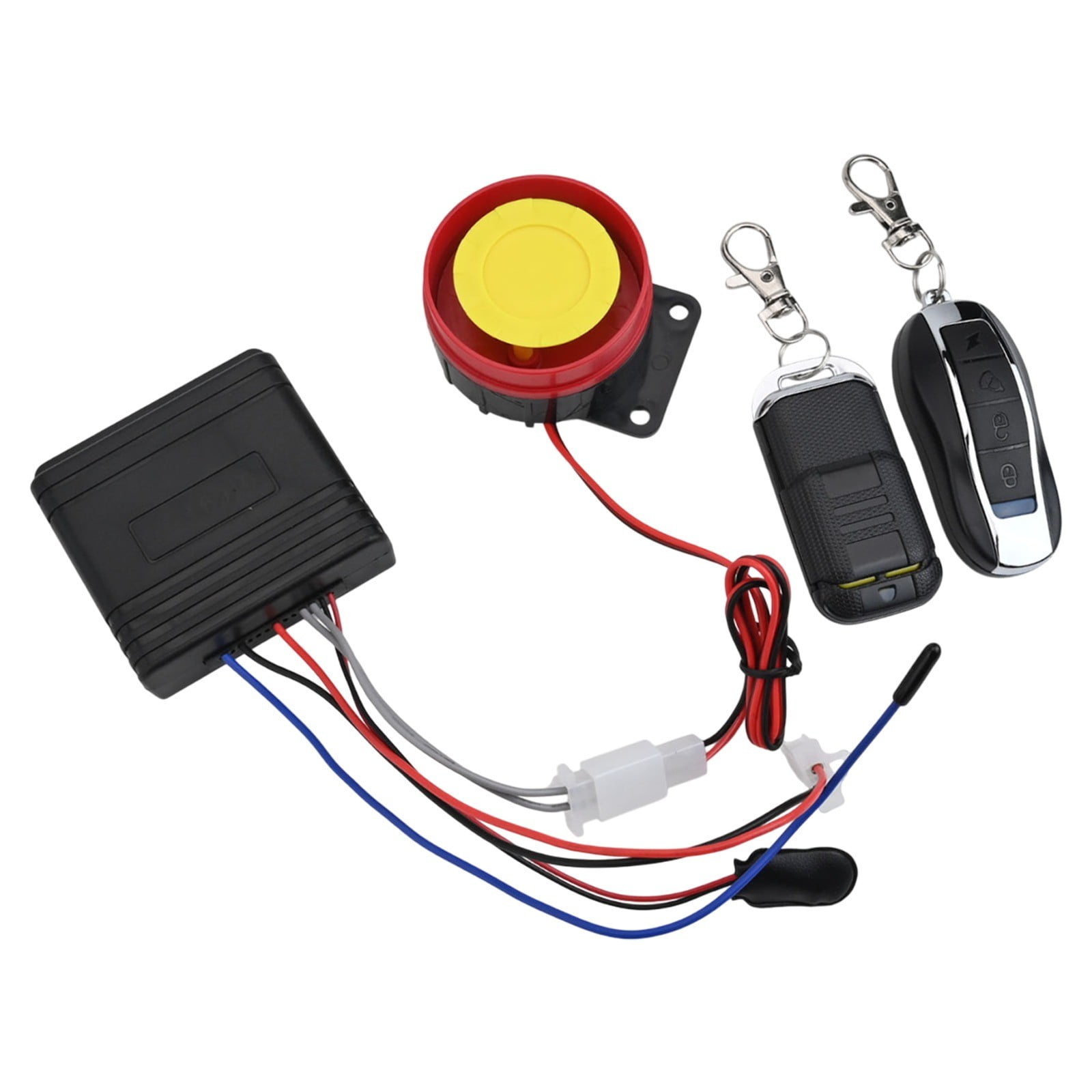 12V Alarm System Remote Control Engine Start For Motorcycles Cycles ...
