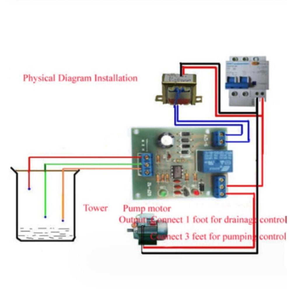 12V Automatic Pumping Liquid Water Level Controller Sensor Water Level Switch - Walmart.com