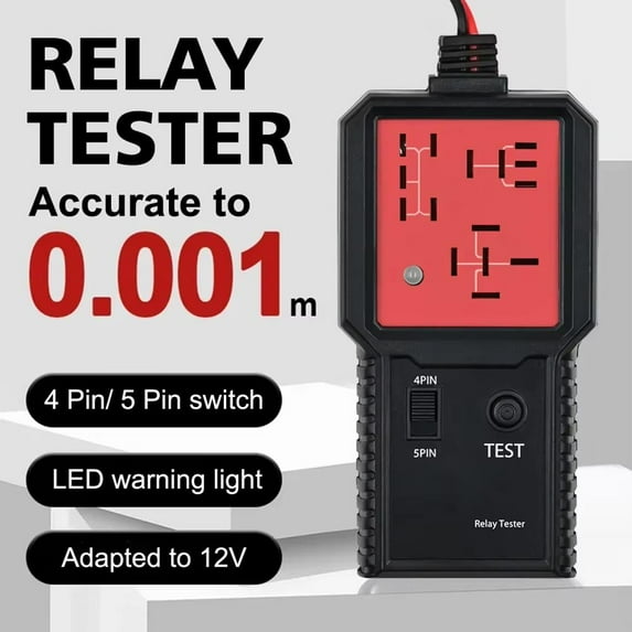 12V Automotive Relay Tester, Car Battery & Alternator Test Kit | Relay ...