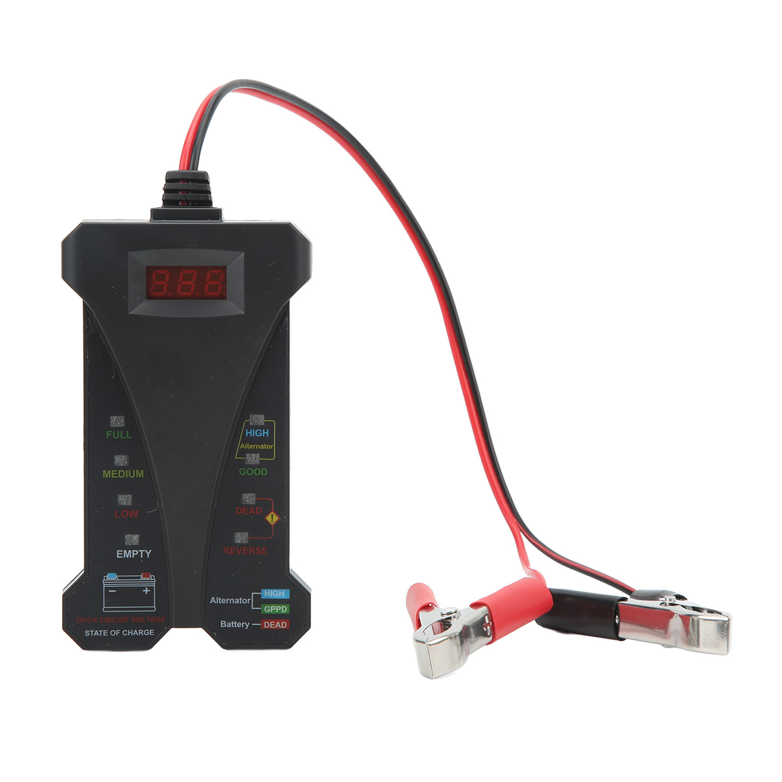 12V Battery Capacity Tester Single Interface Charging System Analyzer ...